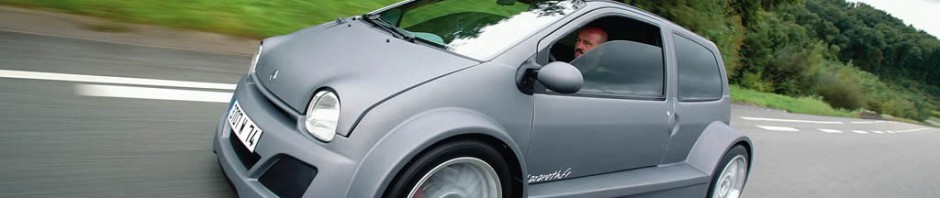 Renault Twingo Trophy with mid-mounted V8