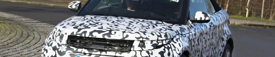 Open Top 2016 Range Rover Evoque Spotted