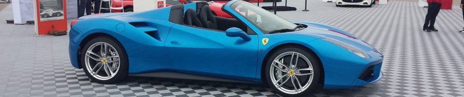 Ferrari 488 Spider Debuted in Blue