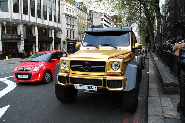 Saudi billionaire obtains £80 parking ticket on gold-plated £370,000 ...