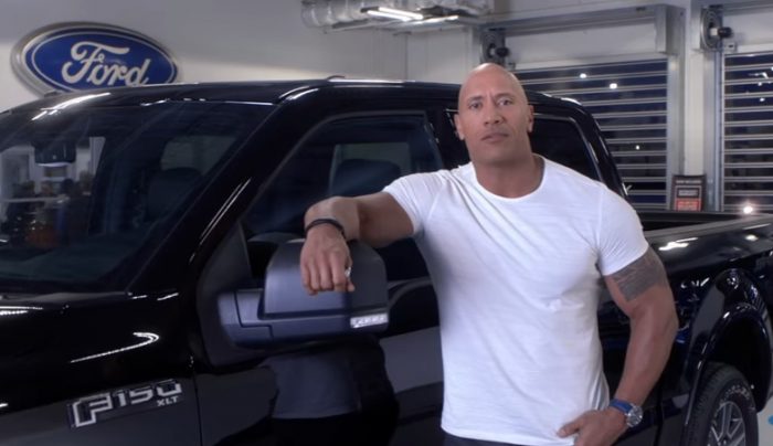 Dwayne "The Rock" Johnson returns as Ford Ambassador